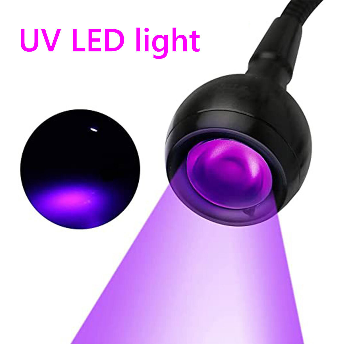 3W LED Ultraviolet Light with 4 Dimmable Brightness Flexible Lamp for Nail TawmV | eBay