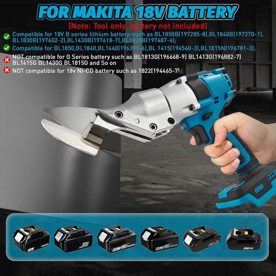 Electric Iron Scissors Metal Cutting Tools Variable Speed for Makita ...