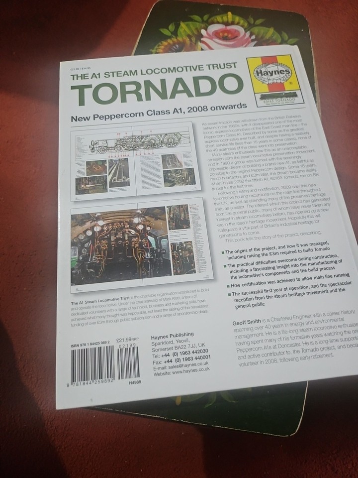 Haynes Manual 60163 Tornado - The A1 Steam Locomotive Trust | eBay UK
