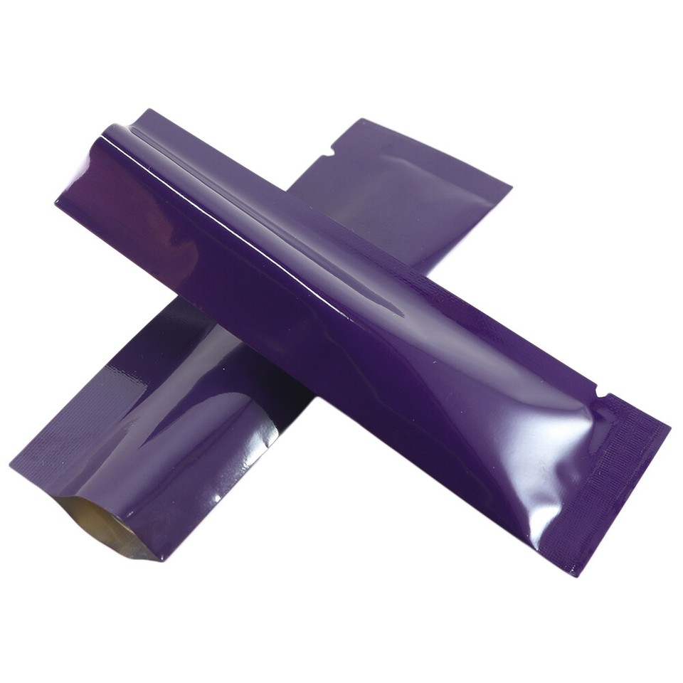 Mixed Color Glossy Portable Open-Top Single-Serving Mylar Packets For ...