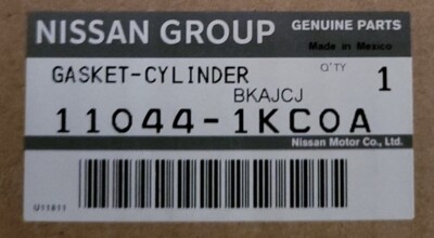 Genuine Nissan Head Gasket 11044-1KC0A | eBay