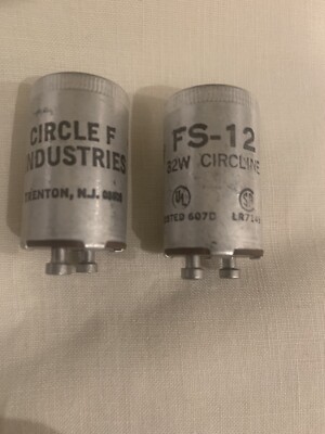 FS-12 FLUORESCENT lamp STARTER FS12 for 32w circline PK-2 | eBay