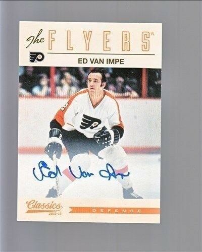 2012-13 Classics Signatures Autographs #199 Ed Van Impe Flyers | eBay