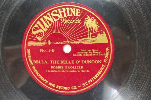 Bobbie Brollier - SUNSHINE RECORD NO. 2 - Bella, The Belle O Dunoon ...