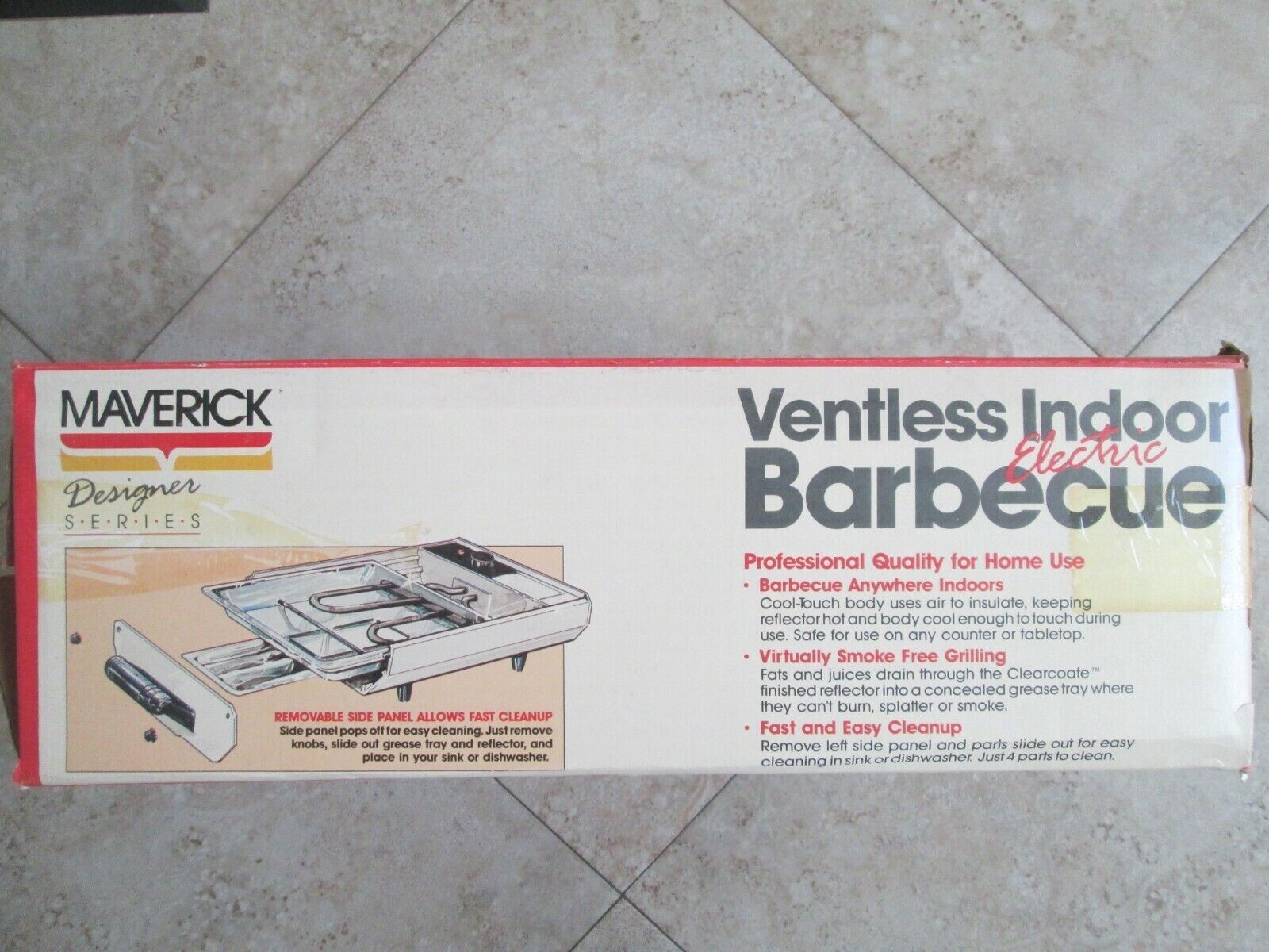 Maverick D-3800 Electric Barbecue Grill, Ventless Indoor BBQ - Very ...