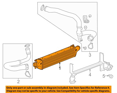 GM OEM 15-20 Trax Cooling Intercooler-Intercooler 95465727 | eBay