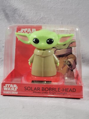 Star Wars Mandalorian Grogu (Baby Yoda) Solar Bobblehead | eBay