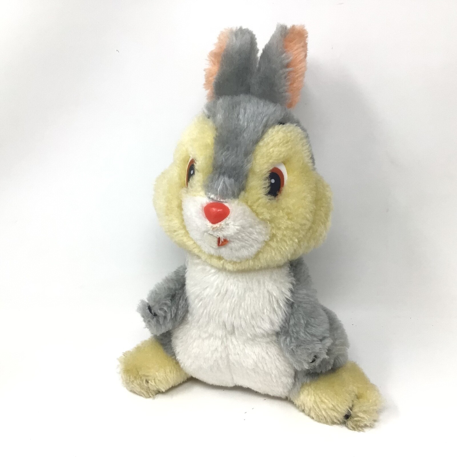 Vintage Plush Walt Disney Thumper Rabbit of Bambi Gray Yellow White 8 ...