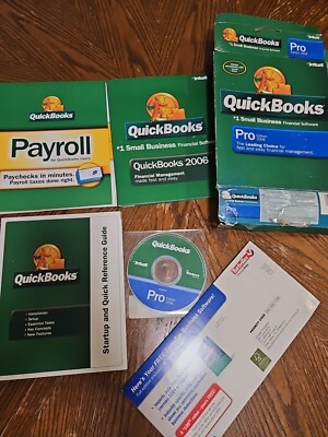 Intuit Quickbooks Pro 2006 Small Business Financial Software For ...