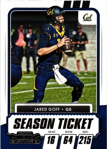 2021 Panini Contenders Draft Picks #7 Jared Goff | eBay