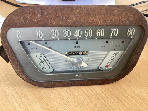 Ford Anglia 105E Dash Speedometer Fuel Gauge Unit Non Deluxe | eBay UK