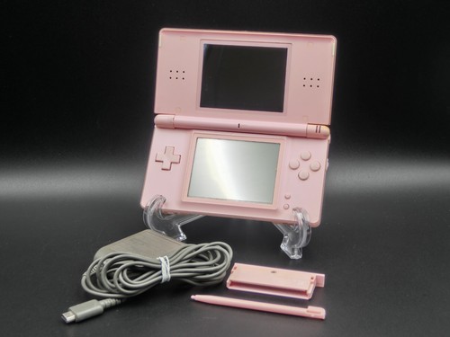 Nintendo DS Lite Noble Pink Hinge Crack - Tested & Working, With ...