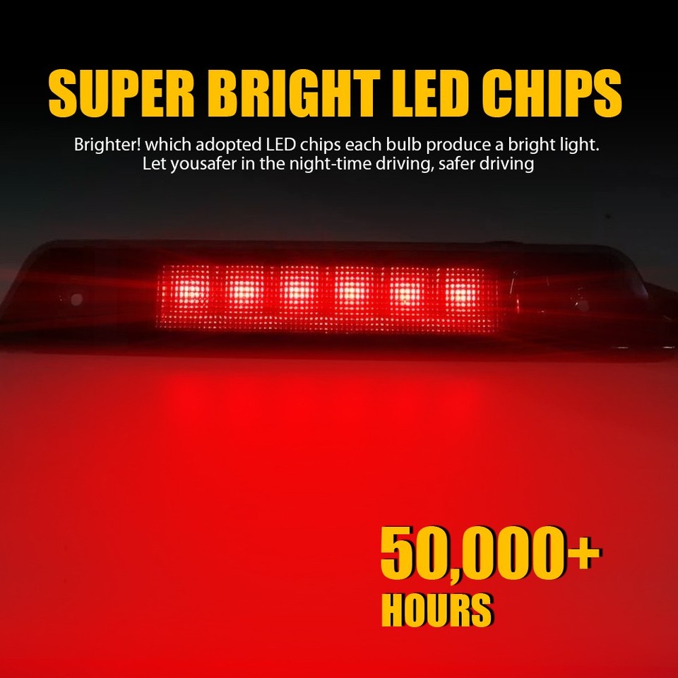 CH2890103 Third Brake Light Smoked LED 1-10PCS For 2005-2010 Jeep Grand ...