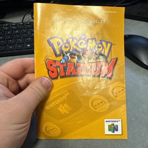 Pokemon Stadium Instruction Booklet Book Manual Only Nintendo 64 N64 | eBay