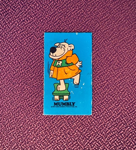 1970s COOKIE CRISP Cereal HANNA-BARBERA Laff A Lympics MUMBLY Magnet ...