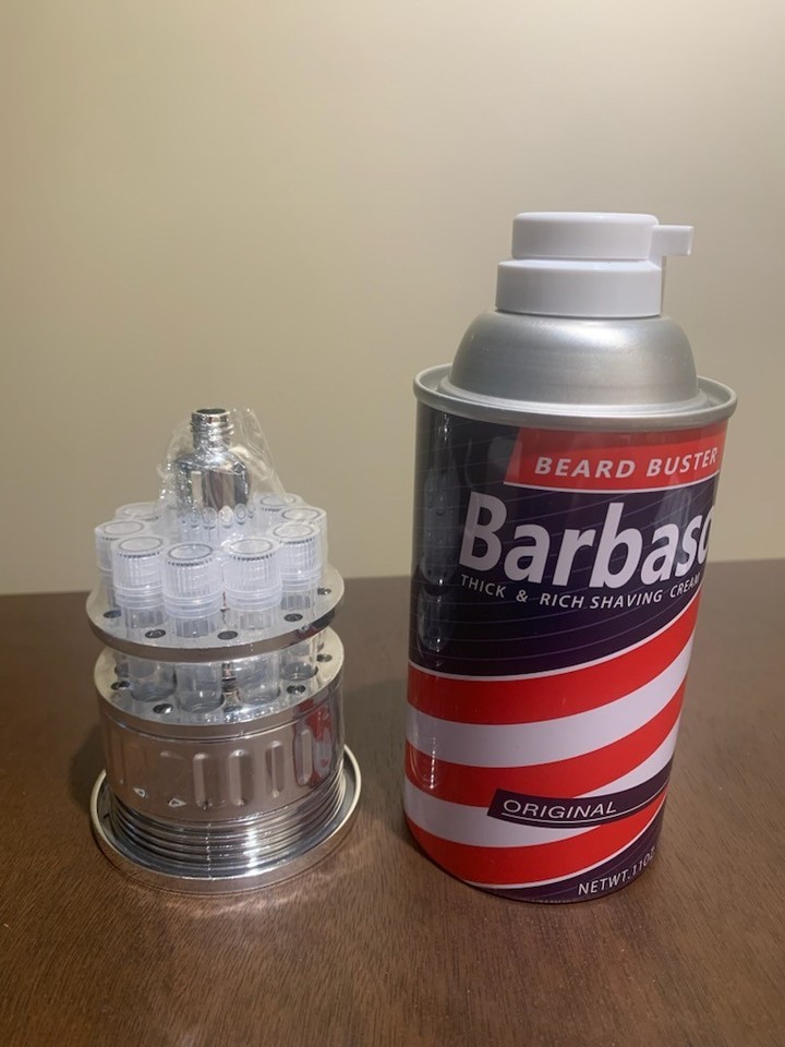 Jurassic Park Barbasol can cryo prop replica Barbasol | eBay