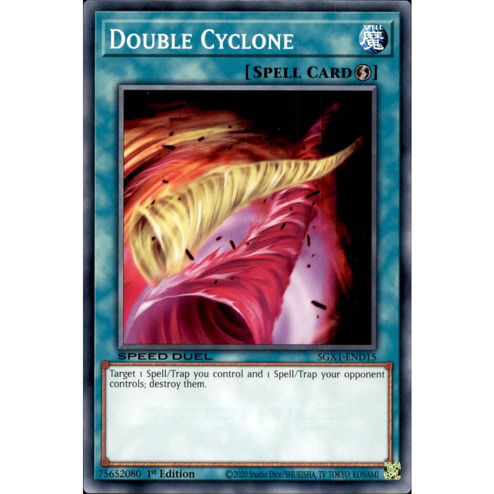 Double Cyclone SGX1-END15 Yu-Gi-Oh! Card Common 1st Edition | eBay