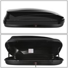 WATERPROOF GLOSSY CAR TOP CARGO CARRIER ROOF MOUNT TRAVEL STORAGE BOX W ...