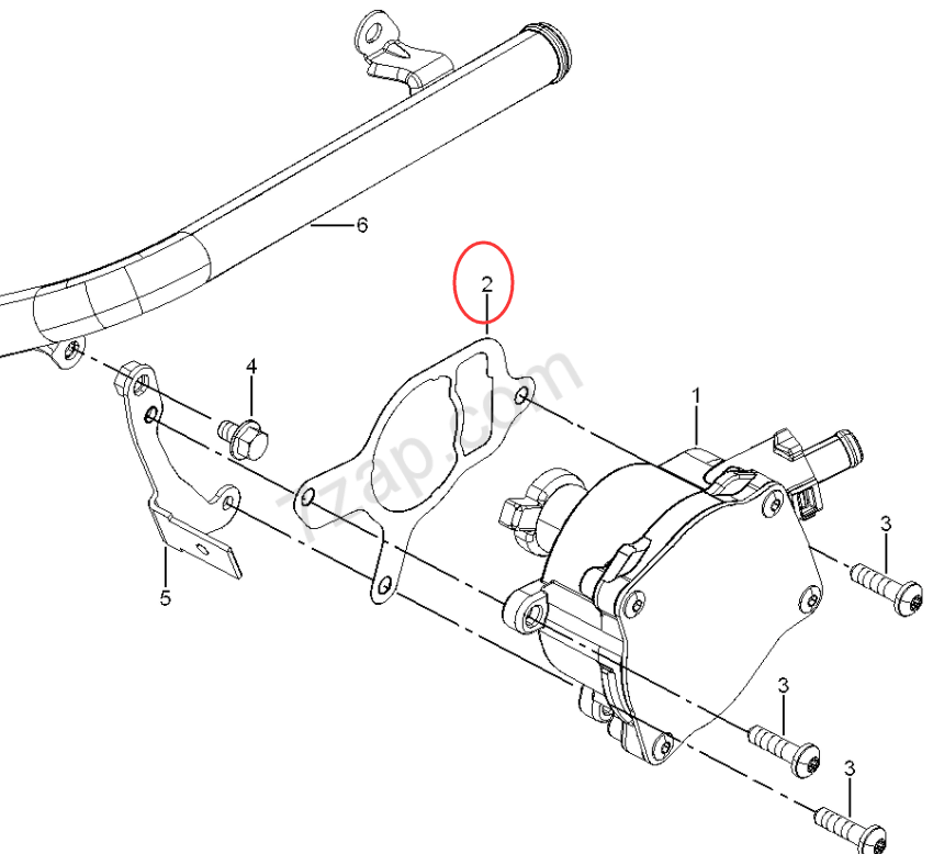For VW 2.5L VACUUM PUMP REBUILD SEAL KIT volkswagen gasket 2.5 l ...