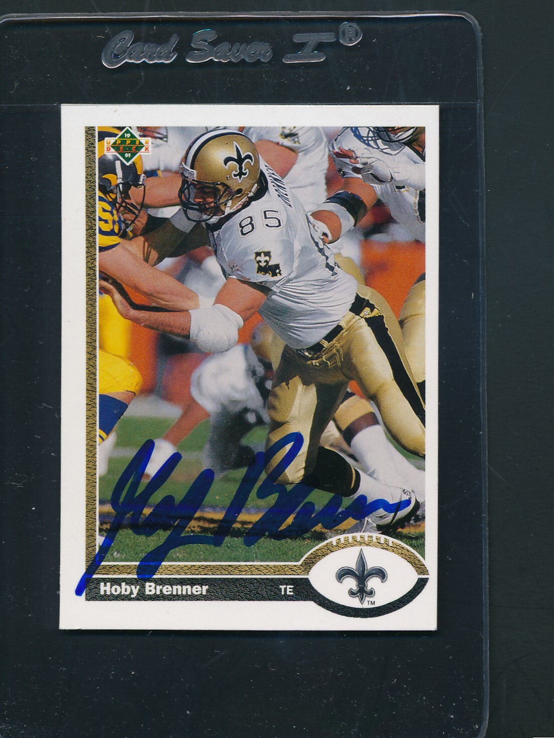 1991 Upper Deck #391 Hoby Brenner Saints Signed Auto *B8675 | eBay