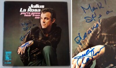 JULIUS LA ROSA autograph SIGNED 6330X | eBay