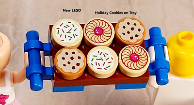 New LEGO Holiday Cookie Platter SUGAR Sprinkles Jelly Center Shortbread ...