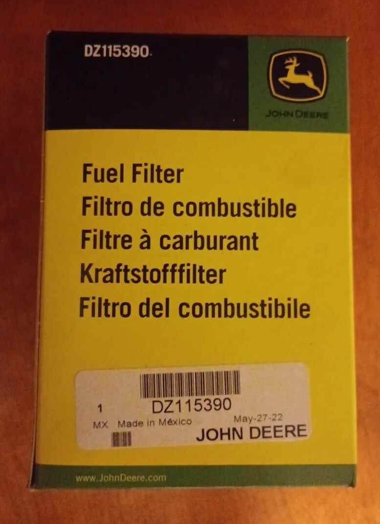 John Deere Filter Element Part Number DZ115390 Replacement for Re551508 ...