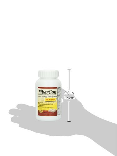 3 Pack Fibercon Fiber Therapy For Regularity Supplement 140 Caplets ...