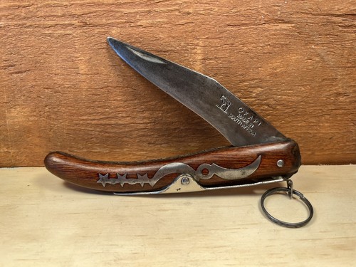 OKAPI VINTAGE POCKET KNIFE - MADE IN SOUTH AFRICA MOON STARS RING PULL ...