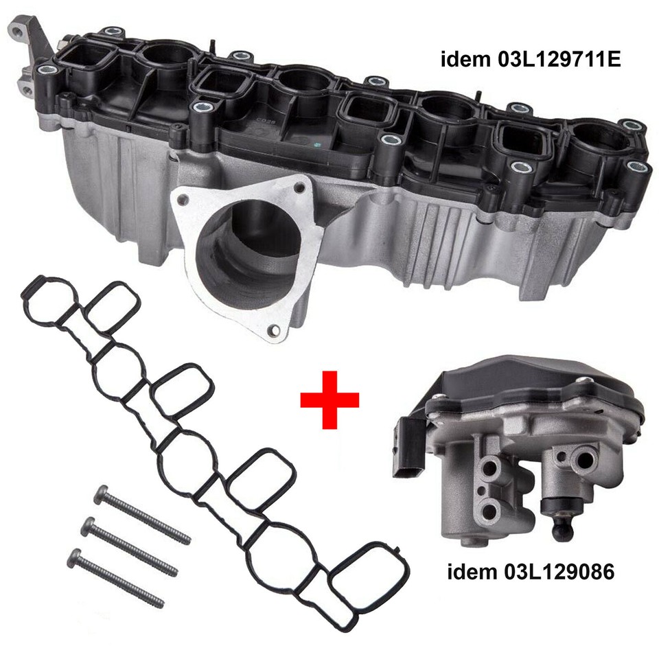 Throttle Body + Intake Manifold For SEAT Altea Leon Exeo 2.0 2.0L TDI ...