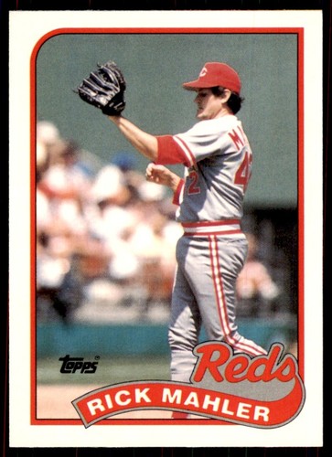 1989 Tops Traded Rick Mahler Baseball Cards #74T | eBay