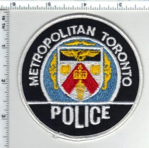 Metropolitan Toronto Police (Canada) First Issue Shoulder Patch | eBay