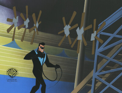 New Batman Adventures-Original Production Cel-Nightwing- Animal Act | eBay