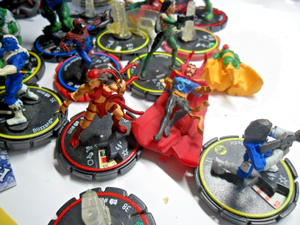 Heroclix Marvel DC Miniatures Game assorted Hulk Dr Strange Abomination ...