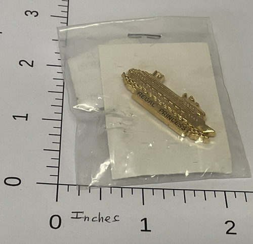 NEW RARE PRINCESS CRUISE LINES REGAL PRINCESS GOLD SHIP OCEANLINER ...