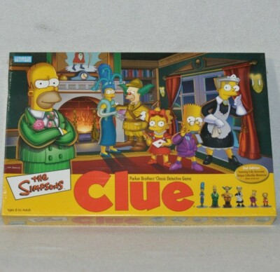 2002 The Simpsons Clue Board Game Replacement Pieces MANY SEALED 0719 ...