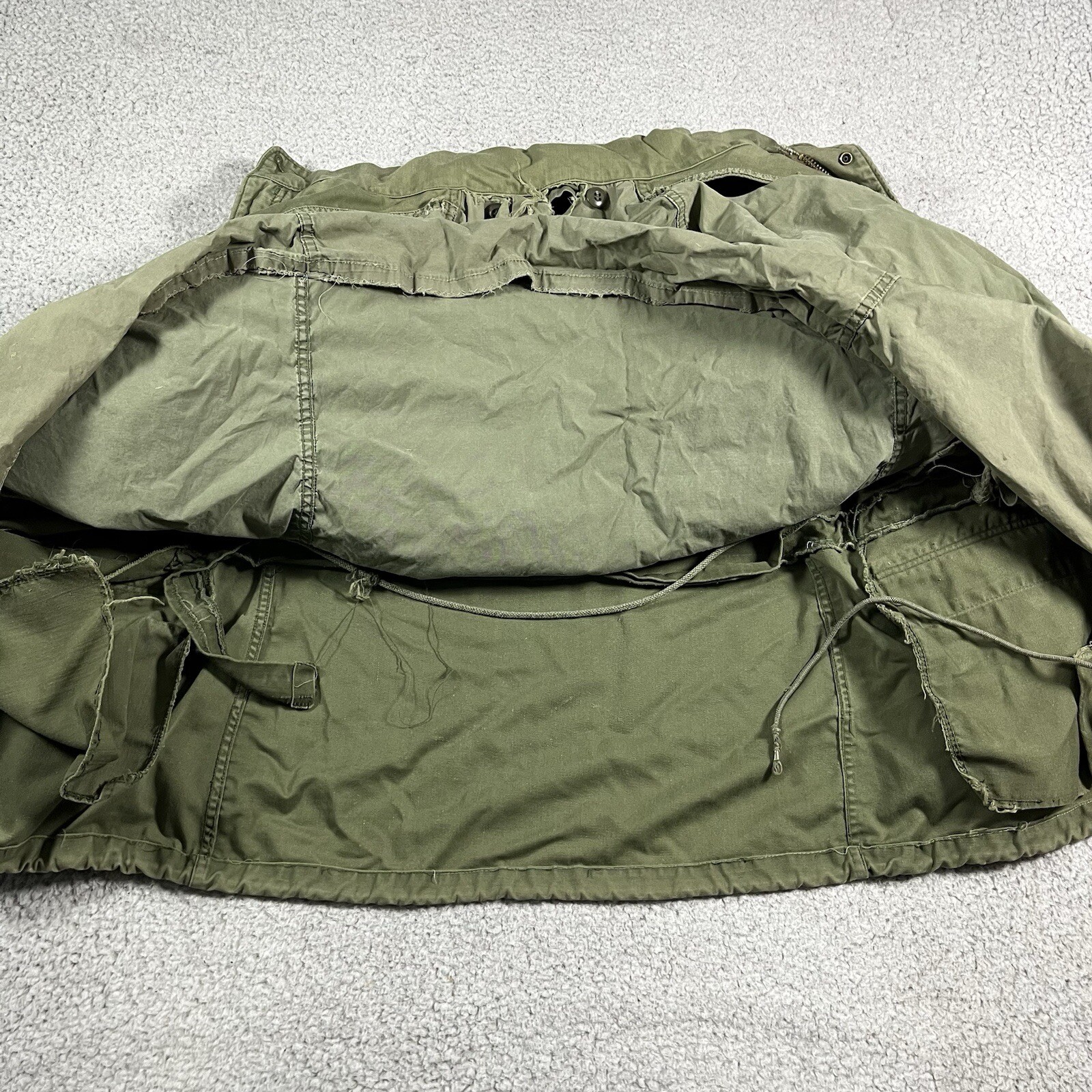 Vintage Military Cold Weather M-65 Jacket Mens Extra Large Green US ...