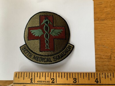 Military Patch, USAF, Air Force, Caduceus/Red Cross, 1990’s Era ...