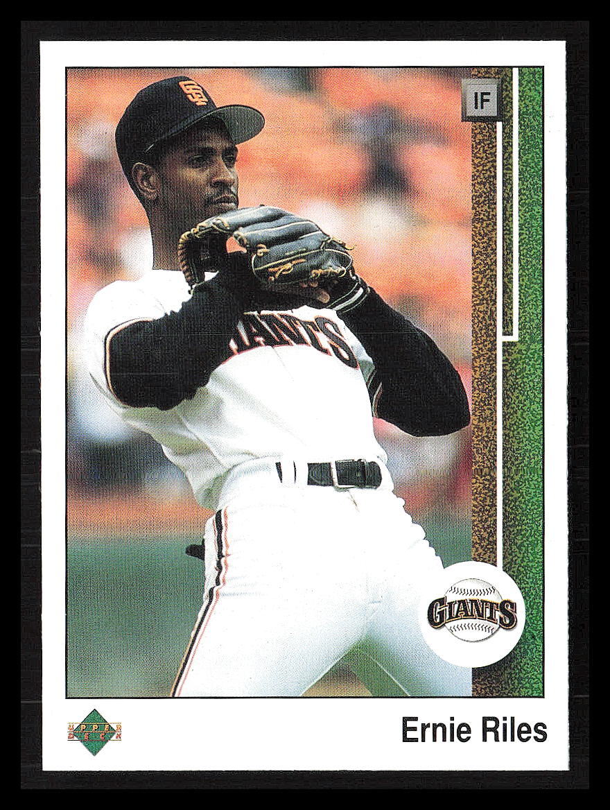 Ernie Riles 1989 Upper Deck #497 San Francisco Giants | eBay