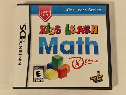 CLEAN - Kids Learn math - Nintendo DS 2011 - w/ Booklets 859462001007 ...