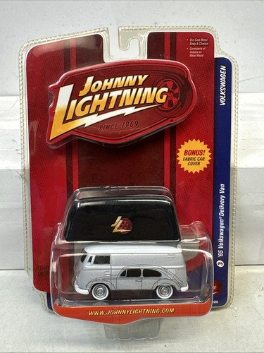 Johnny Lightning 65 Volkswagen Delivery Van W/cover 1:64 White Walls ...
