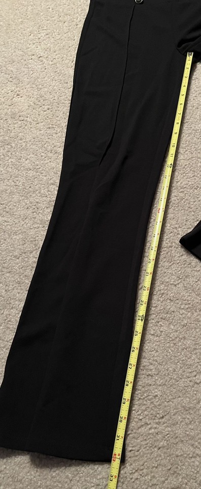 Hot Topic Plus Sz 0 Skull Button High Rise Flare Black Pants Goth ...