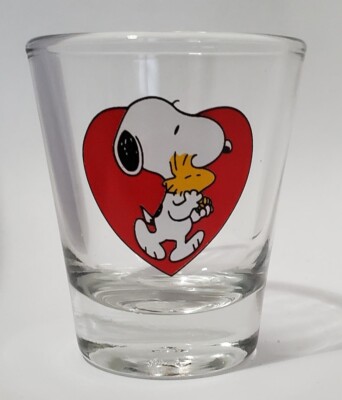 Snoopy Heart 1½ Shot Glass | eBay