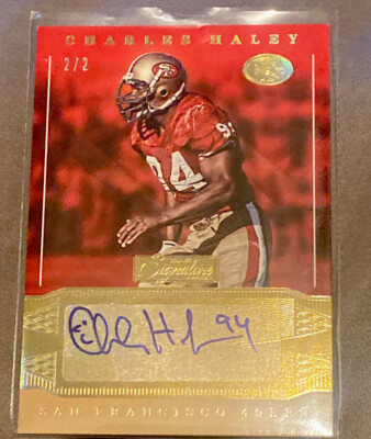 Charles Haley 2016 Donruss Signature Series Autograph Gold Auto 2/2 | eBay