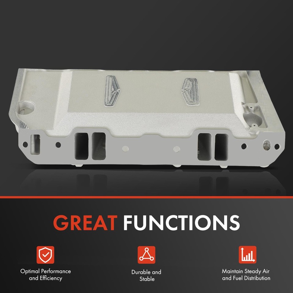 Small Block Air Gap Dual Plane Intake Manifold for AMC Jeep V8 GAS 304 ...