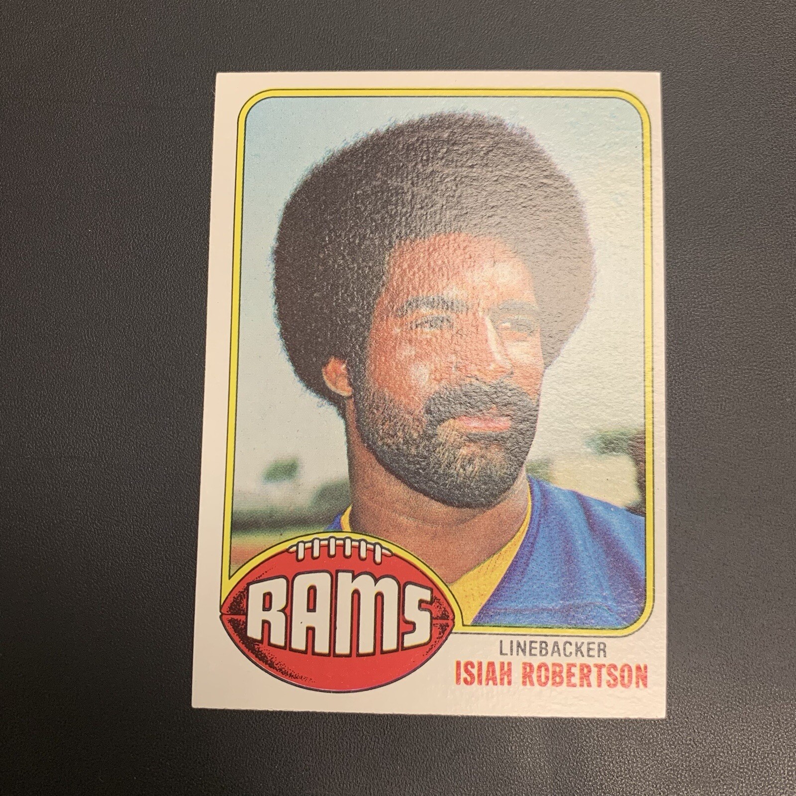 1976 Topps Isiah Robertson # 226 Los Angeles Rams Football Card NFL LA ...