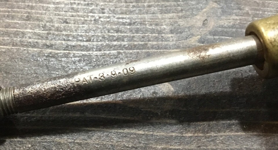 Antique Wood Handle Pin Vise Pin Slide Pat 3-9-09 Watchmakers Bench ...