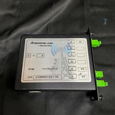 Fiberdyne Labs F21-C1044-00,50,50, Single Mode Optical Splitter *RH011520 | eBay