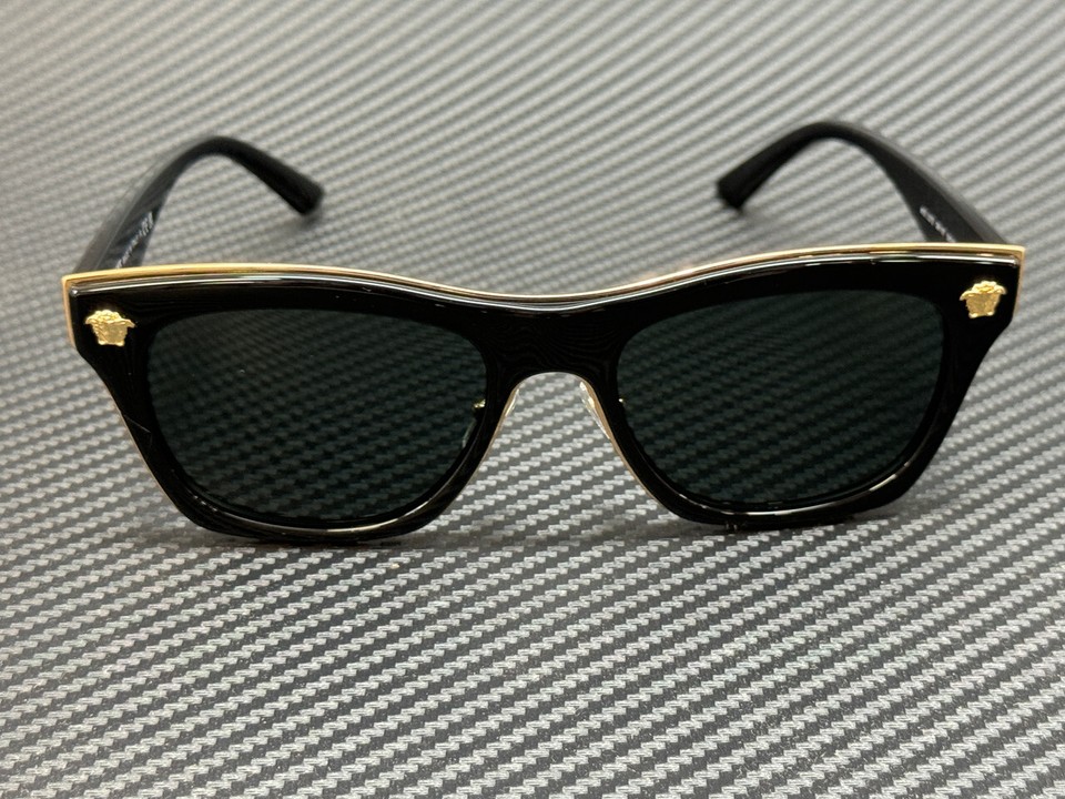 VERSACE VE2272 GB1 87 Black Grey Men's 53 mm Sunglasses | eBay