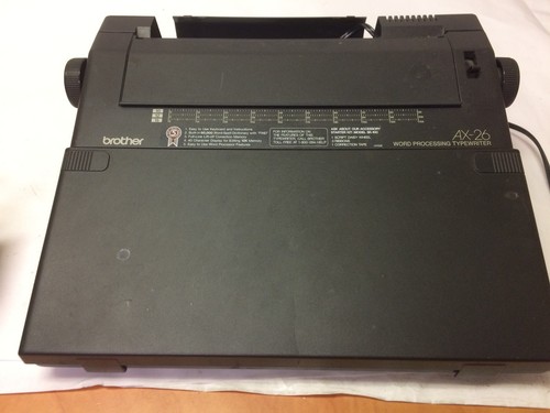 Brother AX-26 Word Processing Electronic Typewriter Parts or Repair AS ...